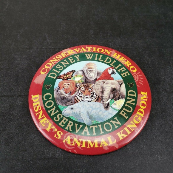 Disney | Toys | Disneys Animal Kingdom Button Wildlife Conservation ...